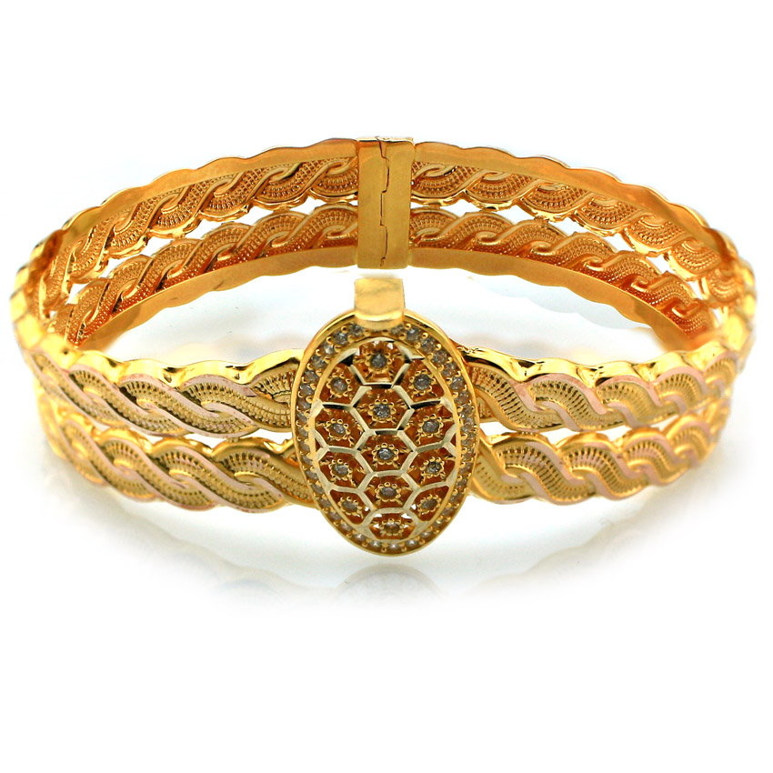 Örgü Model Altın Kelepçe Bilezik (14 Ayar) Modelleri ve Fiyatları